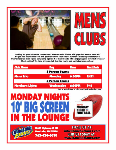 League Bowling | Ham Lake Lanes | Ham Lake, MN